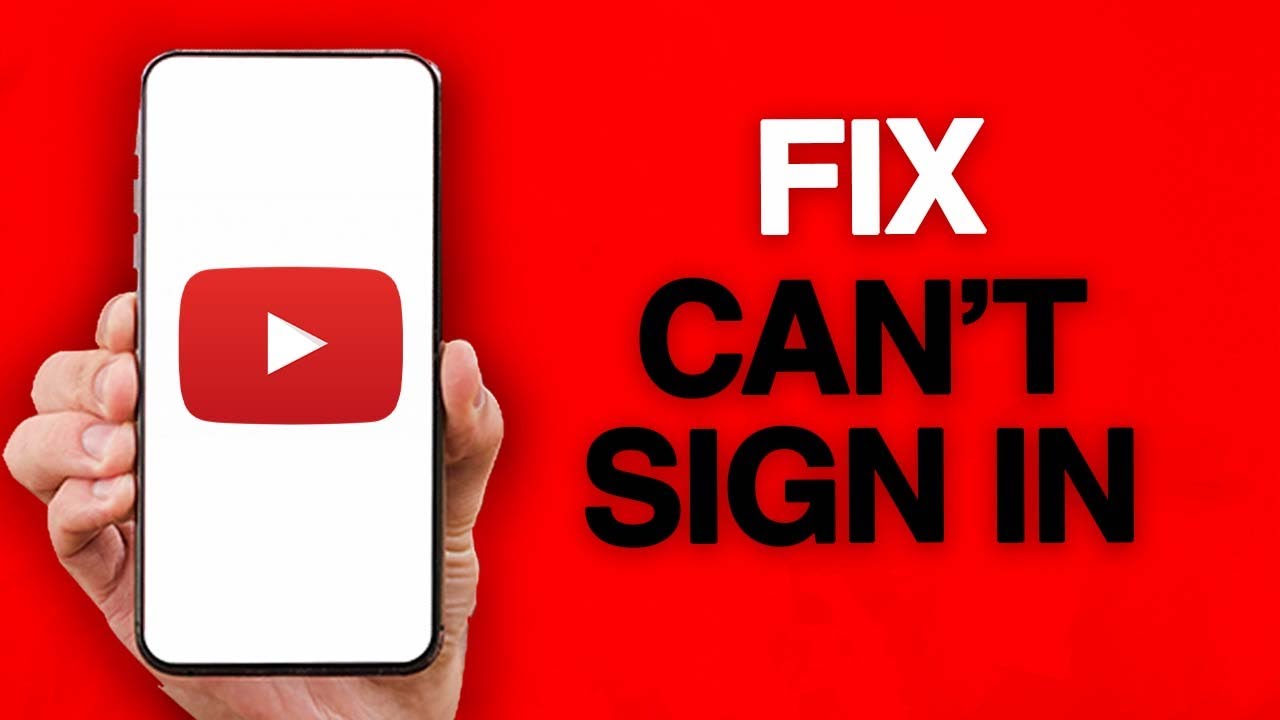 How To Fix And Solve Youtube App Can't Sign In - YouTube