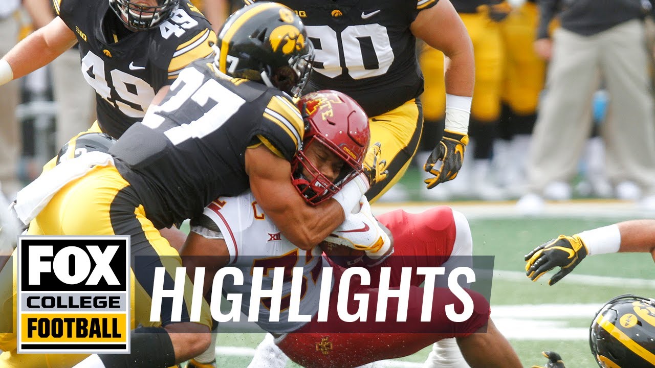 Iowa vs Iowa State | FOX COLLEGE FOOTBALL HIGHLIGHTS - YouTube