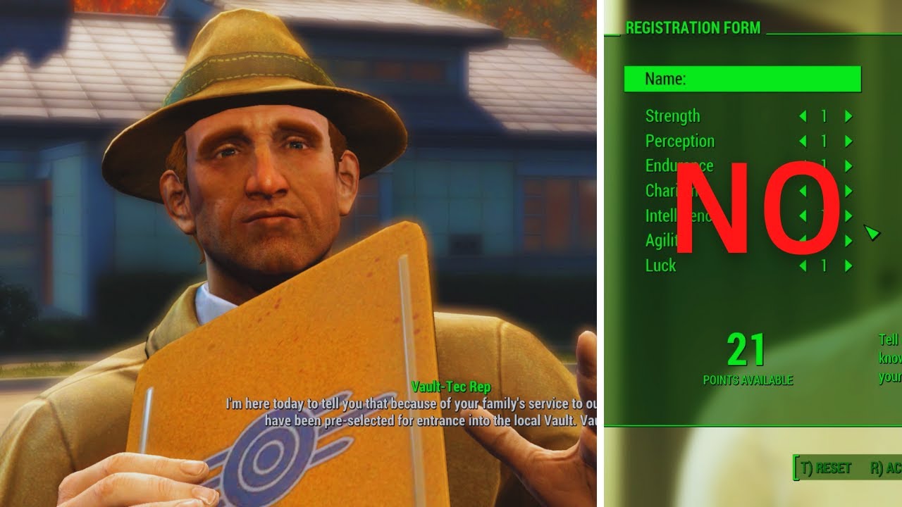 What if you insist not to fill up the form l Fallout 4 - YouTube