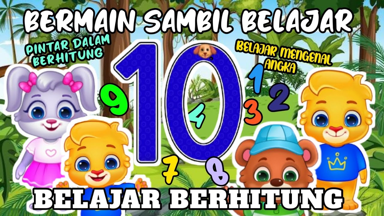 BELAJAR BERHITUNG | BERMAIN SAMBIL MENGHAFAL ANGKA ️ #kidsvideo # ...
