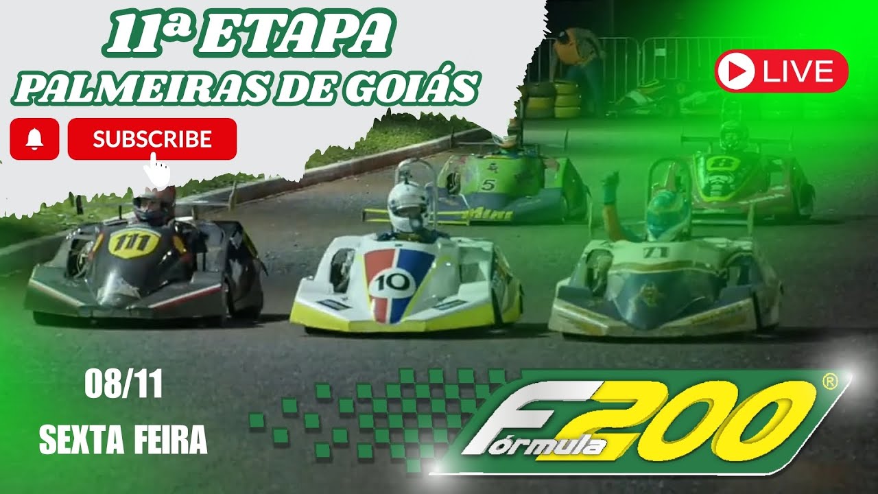 FÓRMULA 200 | CORRIDA 1|11ª ETAPA TEMPORADA 2024 | GP PALMEIRAS DE ...