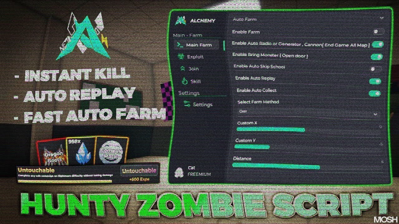 [ UPD 4 ] Hunty Zombie Script - Fast Auto Farm. Auto RePlay, Instant ...