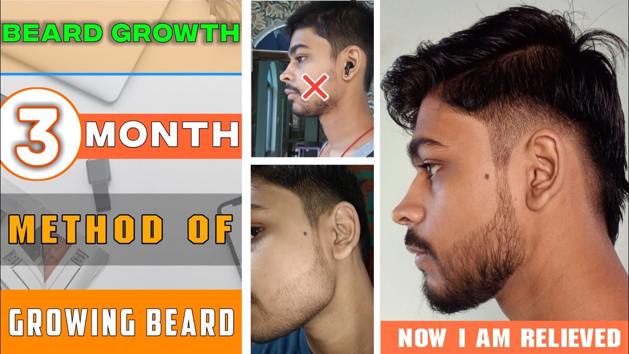 BEARD GROWTH || 3 three month beard journey are over || With half ...