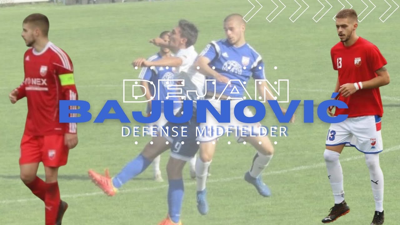 Dejan Bajunovic Defense Midfielder Highlights 2022 - YouTube