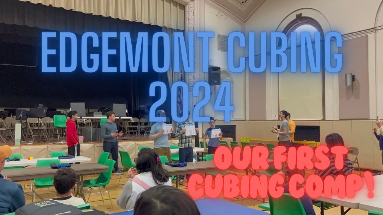 Our First Cubing Competition! - YouTube