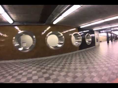 TTC Sheppard-Yonge Subway Station, Toronto Canada (GoPro Hero 3 night ...