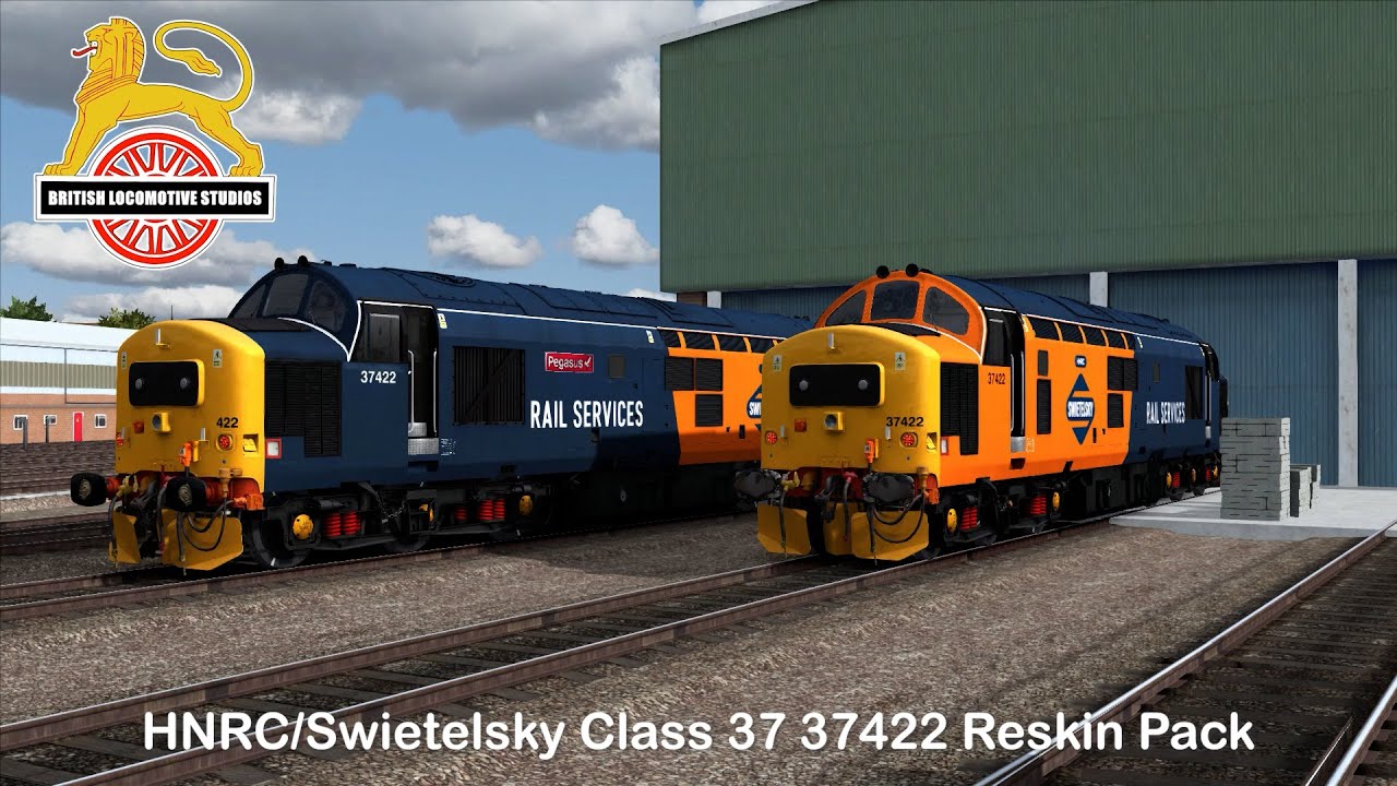 BLS - TS Classic HNRC/Swietelsky Class 37 37422 Reskin Pack "OUT NOW ...