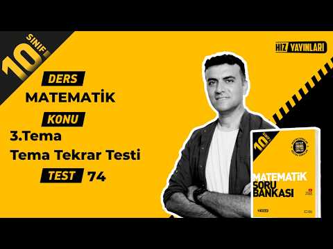 10.sınıf Tema Tekrar Testi Hız Test 74 sayfa 184 185
