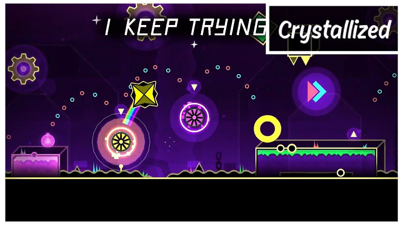 "Crystallized" (100%) - [ALL COINS] by Xspace1 | Geometry Dash ...