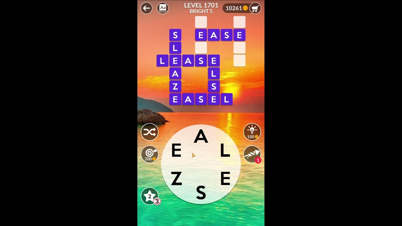 Wordscapes Level 1701 Answers - YouTube