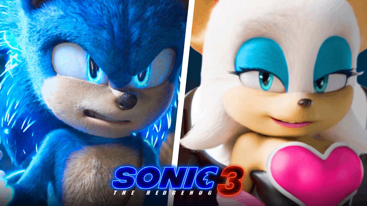 Sonic The Hedgehog Movie 3, Rouge vs Sonic - YouTube