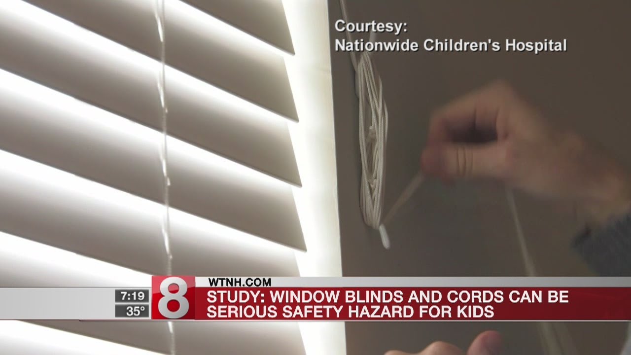 Study: Window blinds and cords can be safety hazards - YouTube