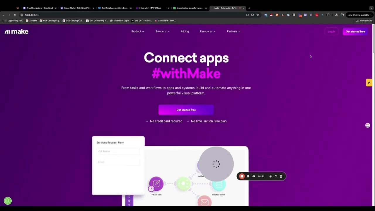 Make.com Tutorial For Adding Inboxes to Smartlead Campaigns - YouTube