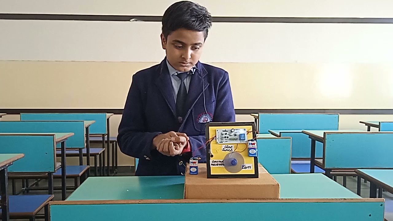 Science Project || Use of Sensor System in Daily Life|| Working Model ...