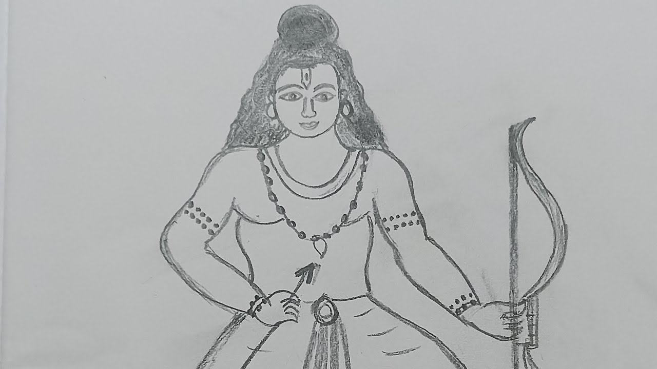 Ramchandra drawing step by step||#art #painting #ramchandra # ...