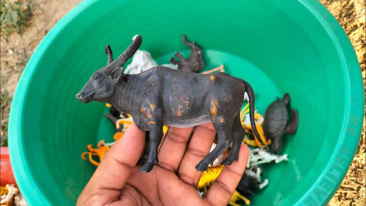 Plastic Animals Toys Unboxing Order Flipkart Cow, Buffalo, Donkey ...