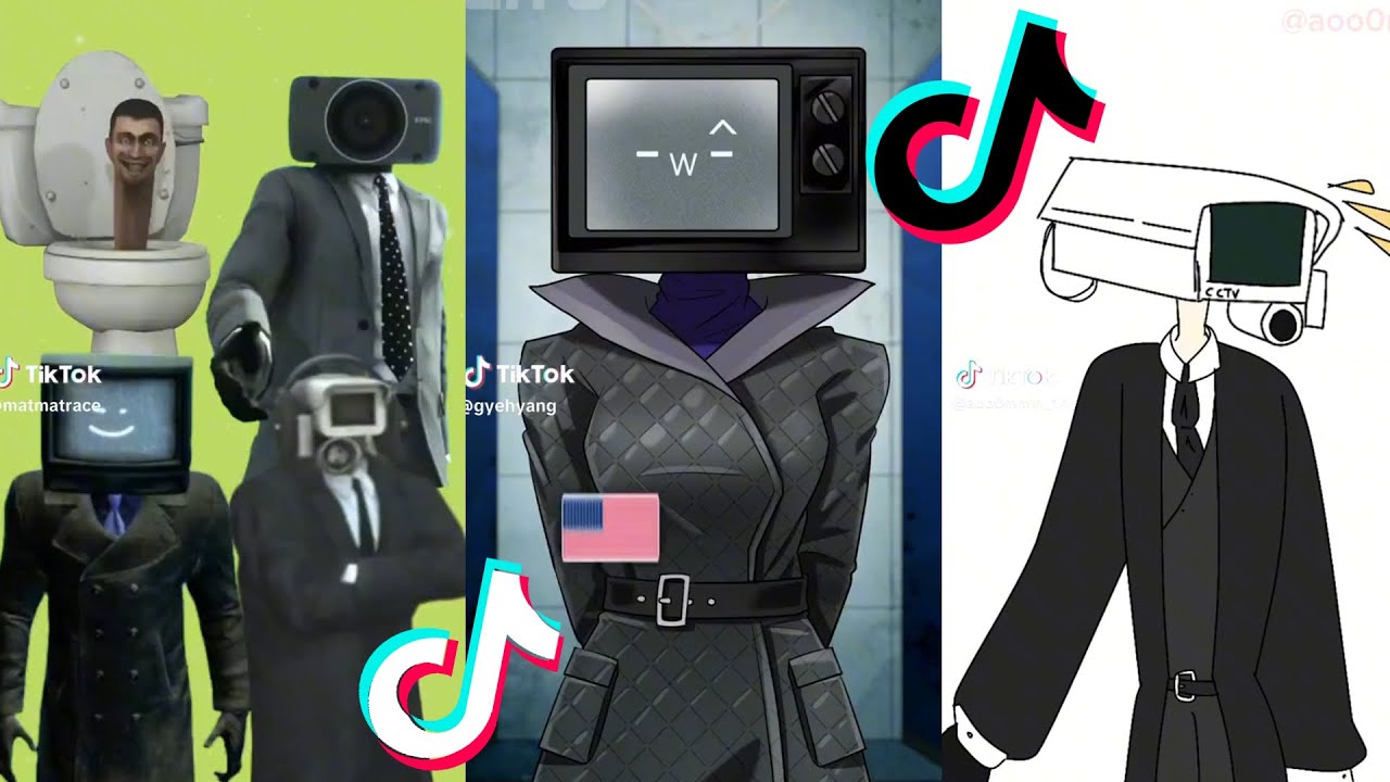 Funny Cosplay Cameraman,TVman,Speakerman,Skibidi Toilet TikTok ...