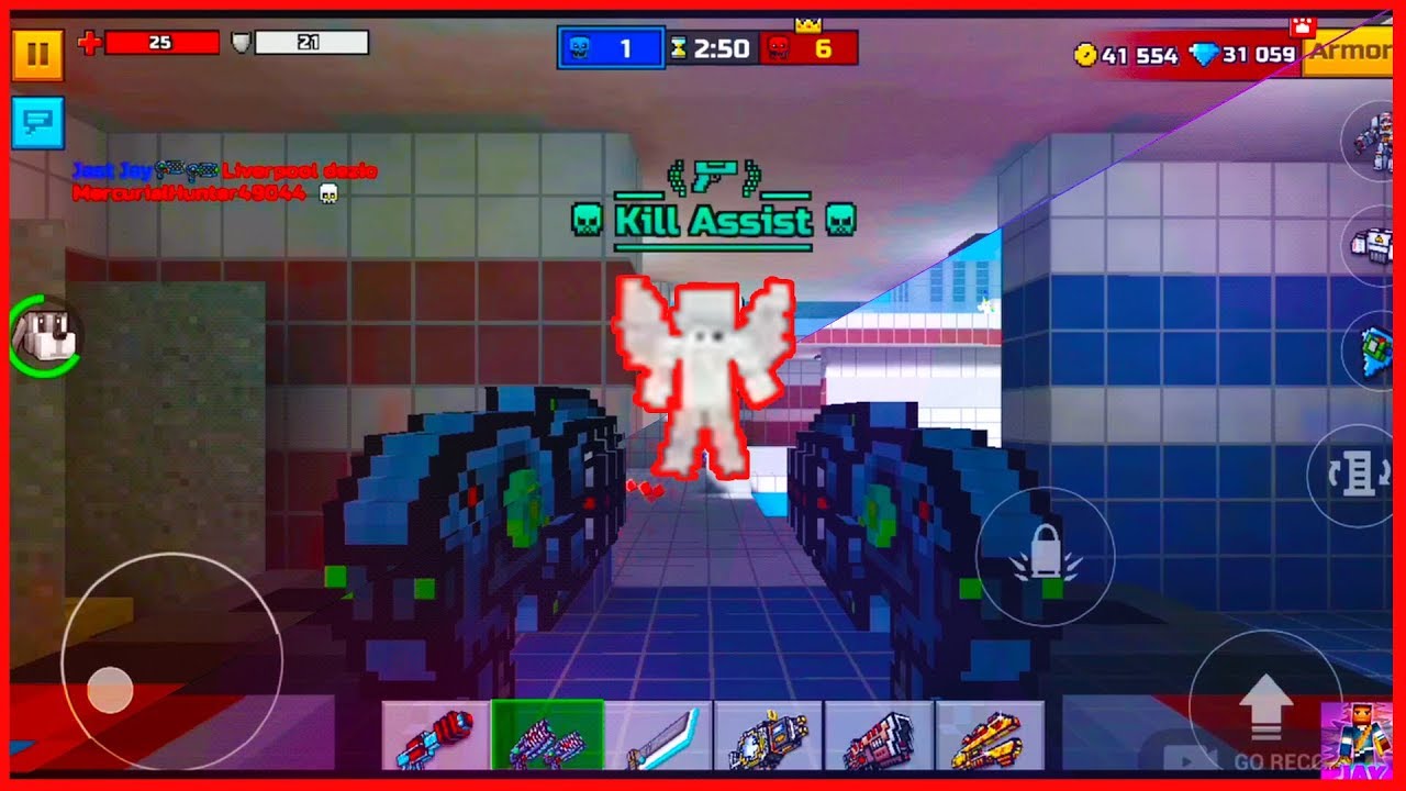 Pixel Gun 3D - Dual Laser Blasters [Review] - YouTube