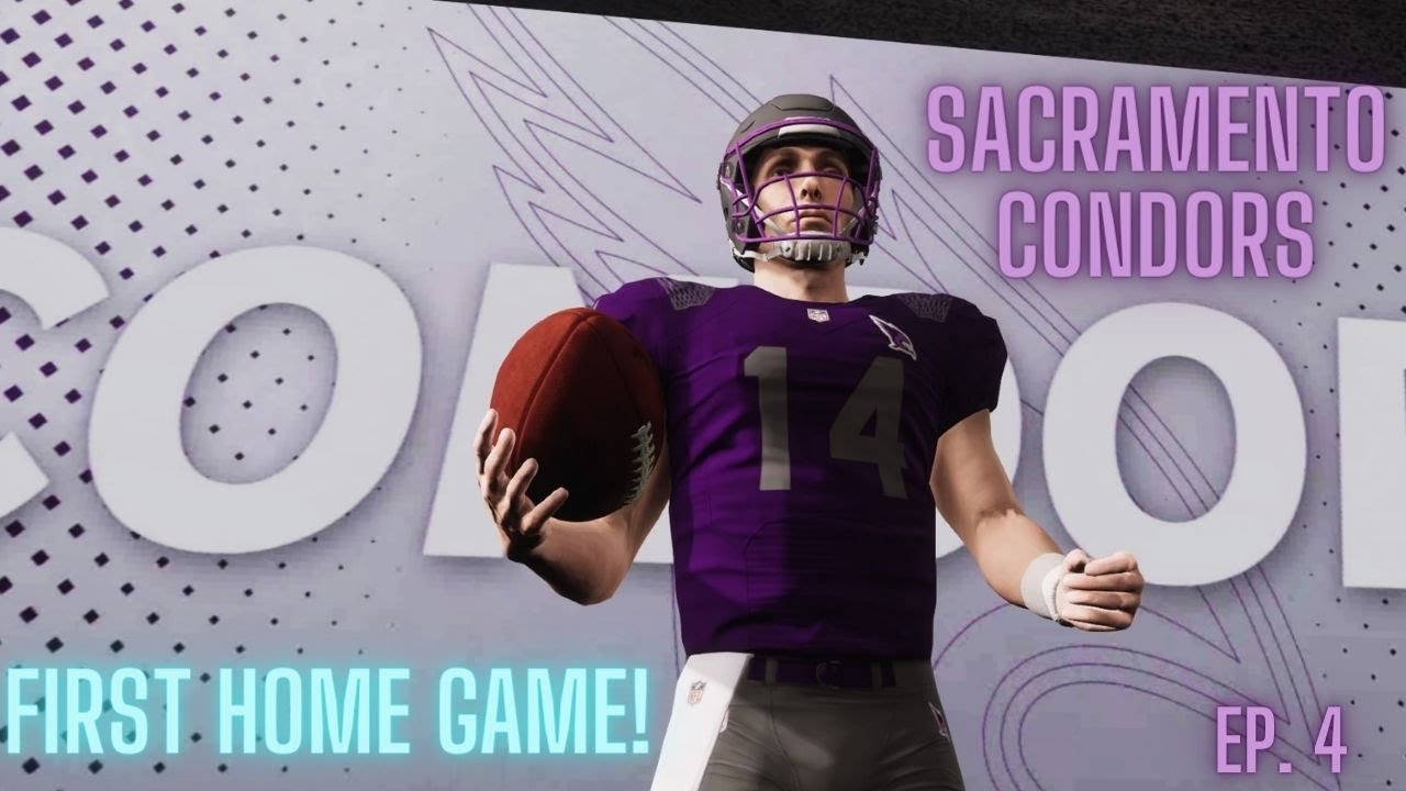 Rookie QB's First Home Game! I NFL Madden 21 I Sacramento Condors Ep. 4 ...
