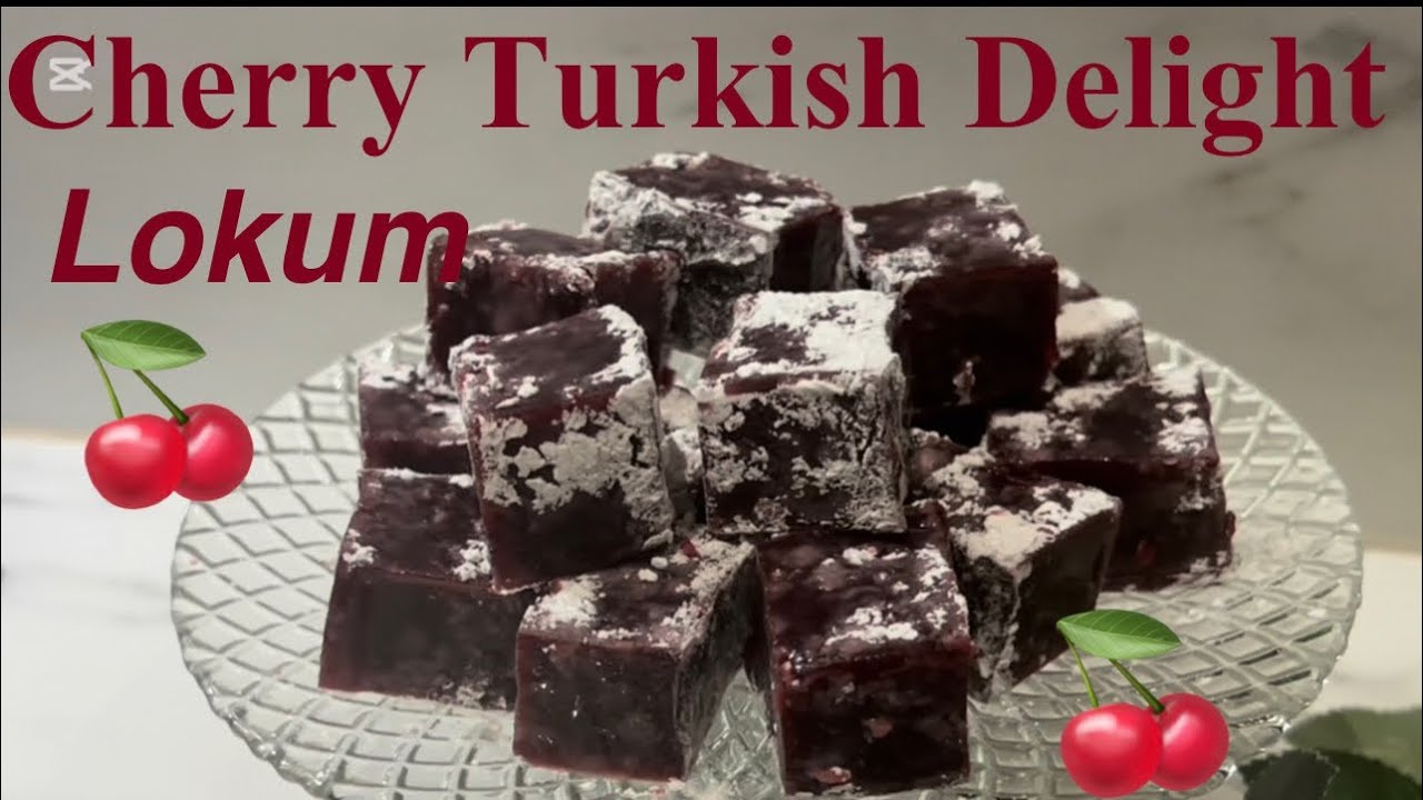Cherry Turkish Delight (Lokum) | Soft, Fruity & Delicious Treat 🍒لوکوم ...