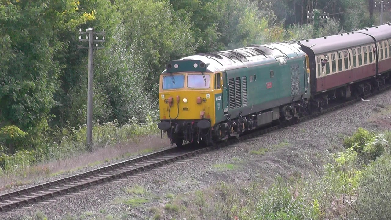 SVR Class 50 Diesel Gala 4th oct part 1 - YouTube