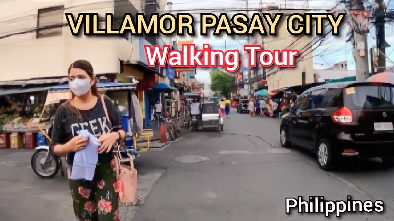 Villamor Pasay City walking Tours [4K]-Philippines Virtual Walking Tour ...