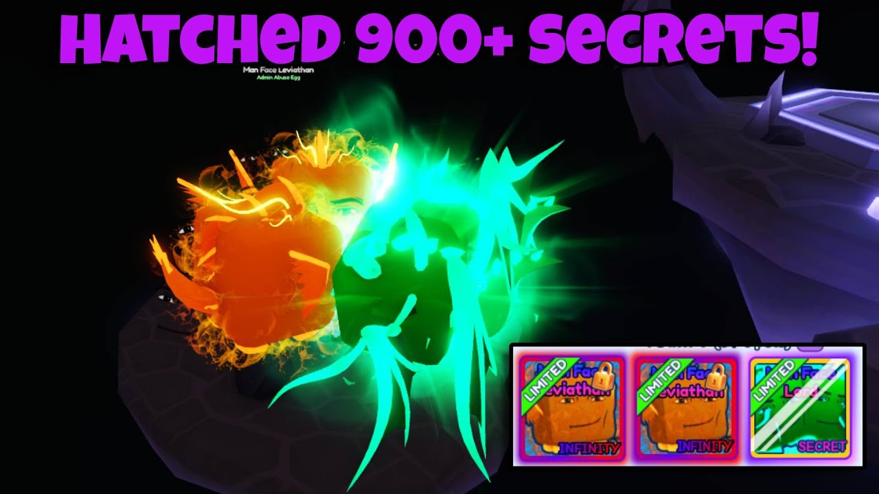 How I hatched 2 Infinities and 900+ secrets in 1 Hour in Bubble Gum ...