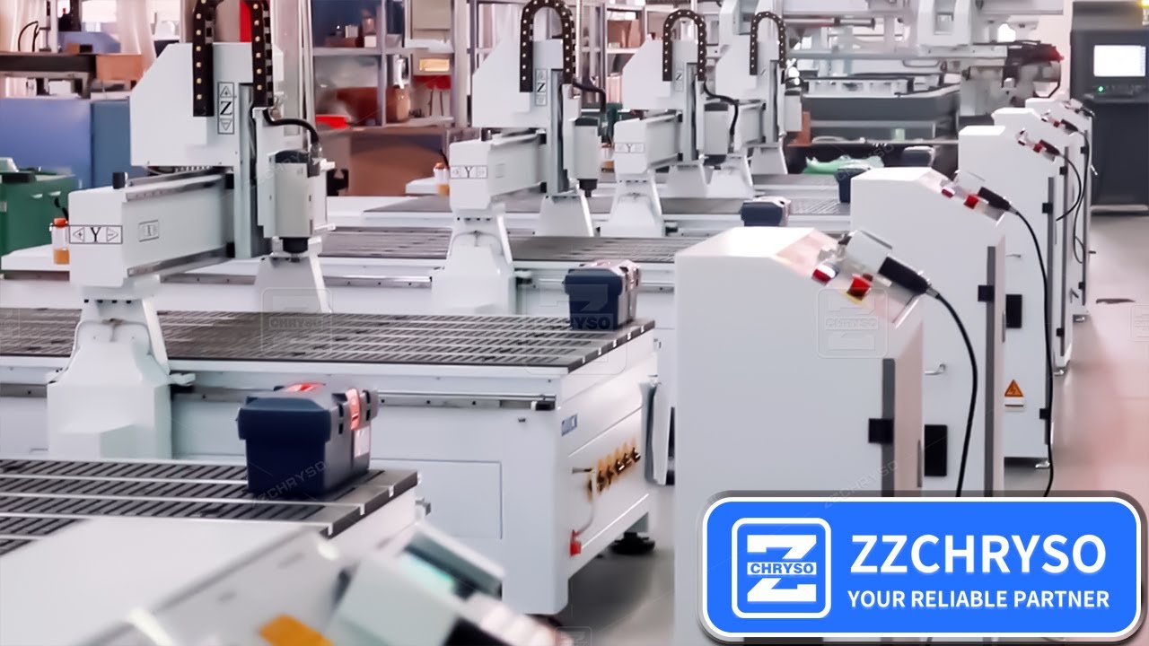 CNC Engraving Router Machine Production Line For Wood Panel Furniture ...