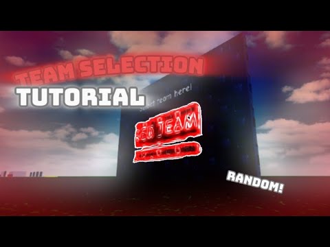 how to make random team selection | obby creator - YouTube