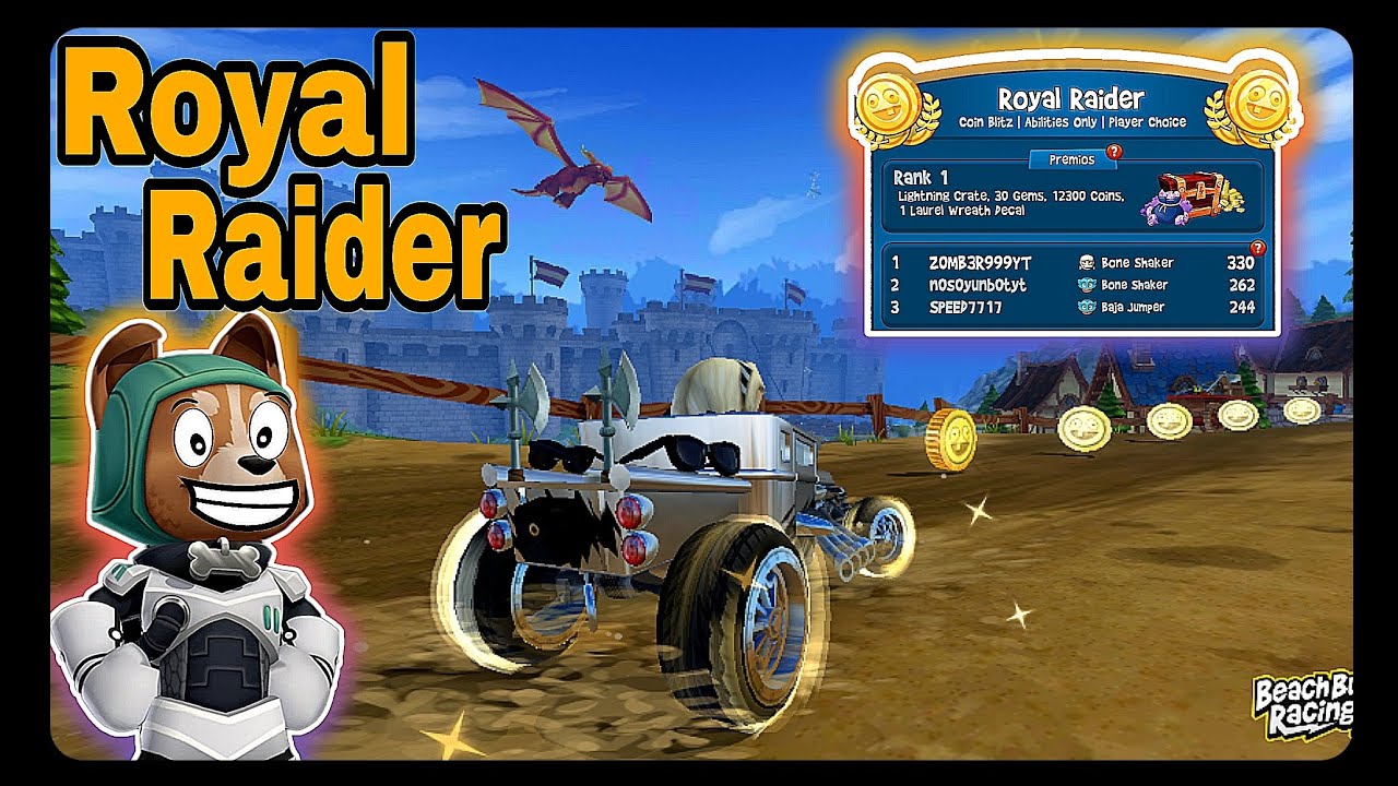 Como Ganar El Evento Royal Raider 🌕 Beach Buggy Racing 2 | Roxy - Bone ...