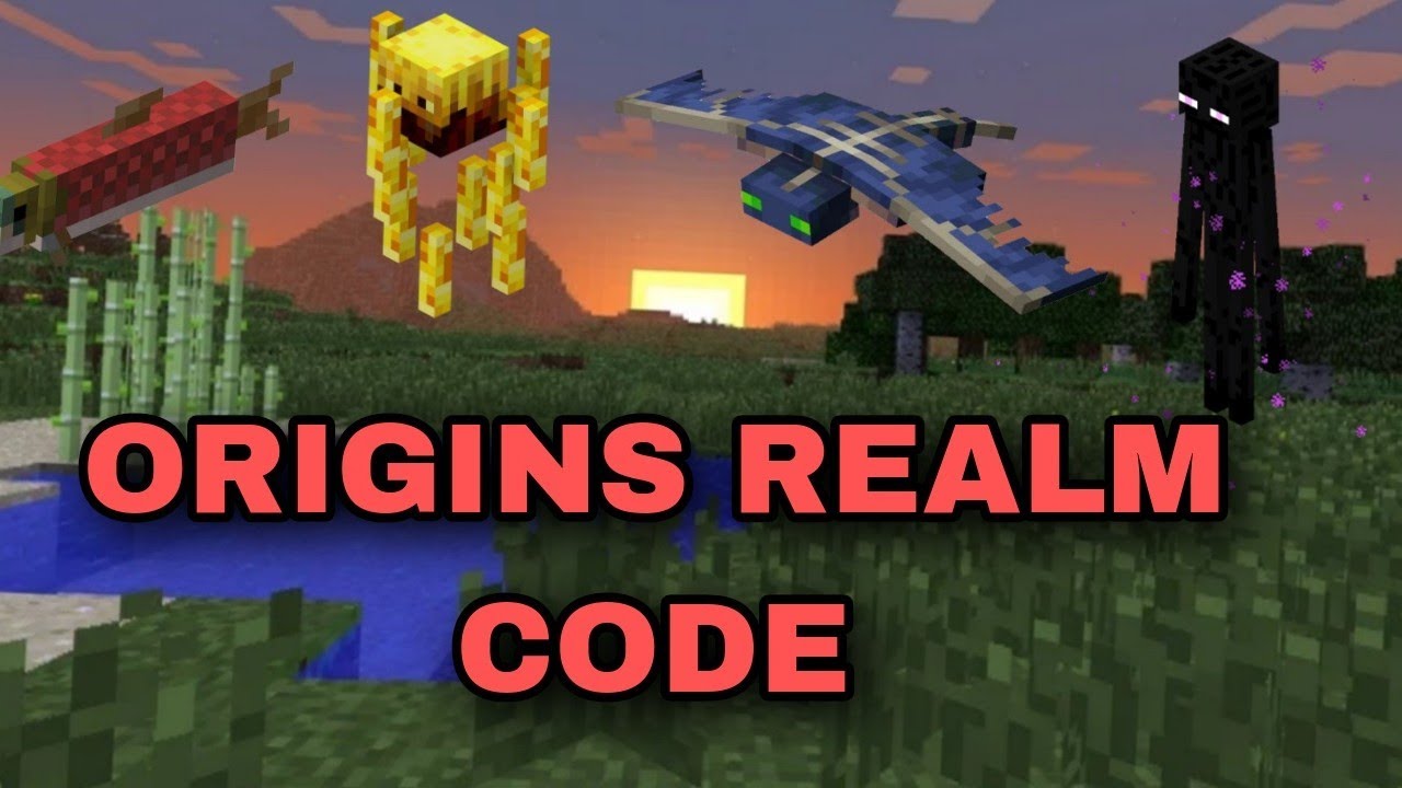 BEST ORIGINS REALM CODE FOR BEDROCK EDITION! - YouTube