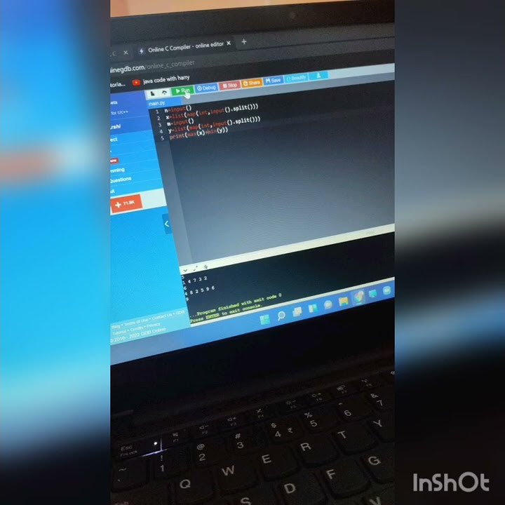 sum of max & min of 2 arrays#pythonsolution by placement prep || placementprep - YouTube