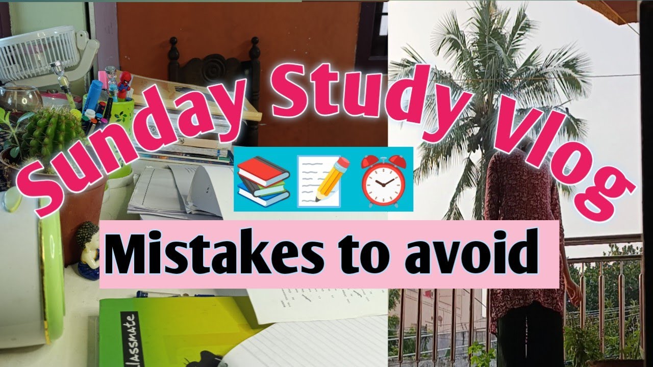 Sunday Study Vlog📚☕| Exam | Motivation| - YouTube
