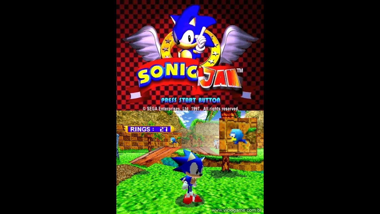 Sonic Jam - Saturn - 1997 - Flicky Appearances - YouTube