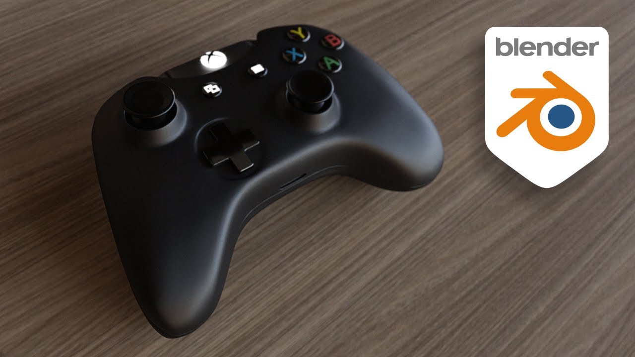 Como modelar controle Xbox no Blender 3D - YouTube