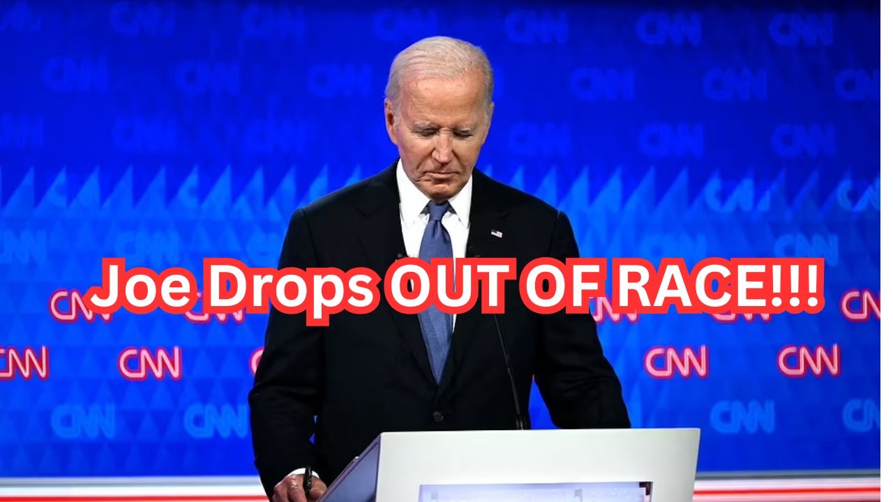 JOE BIDEN DROPS OUT OF RACE! - YouTube