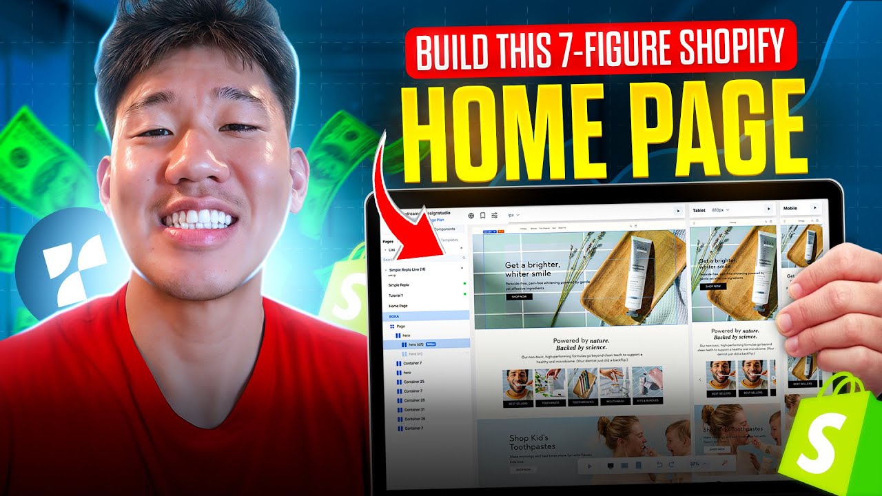 How To Build Custom Shopify Websites Using Replo (Step-by-Step) - YouTube