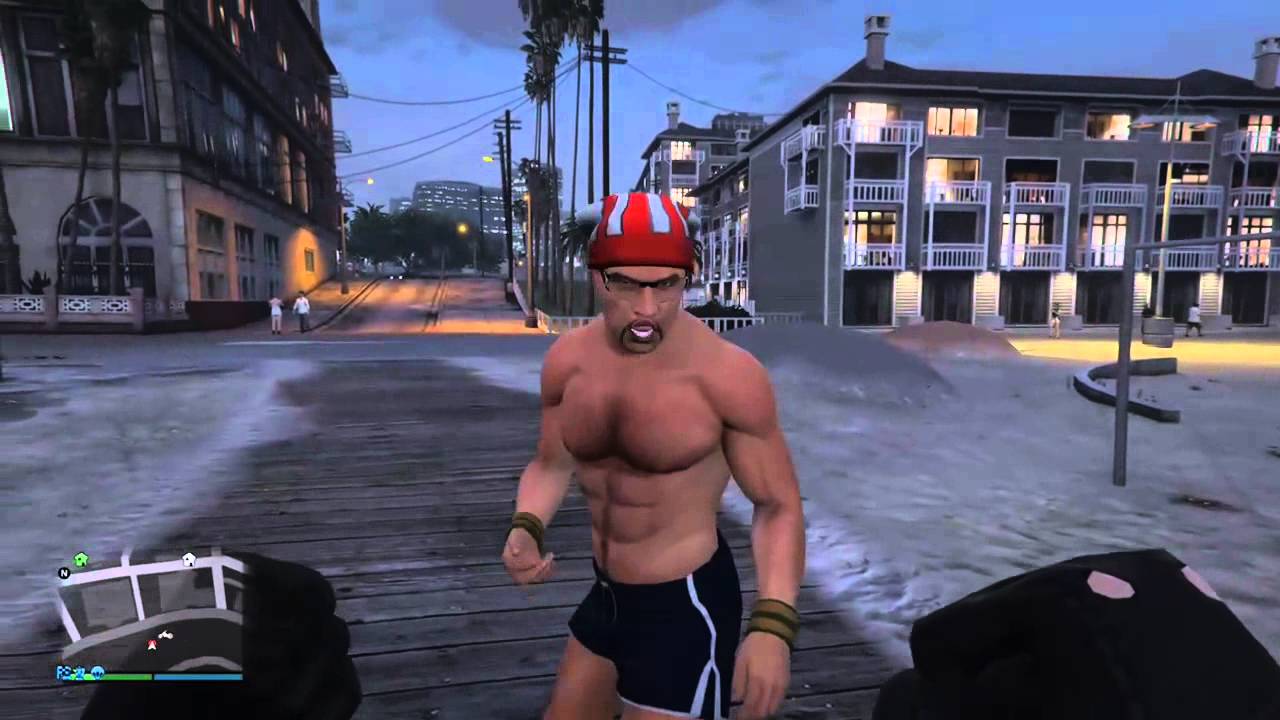 GTA 5 fist fighting bodybuilders! - YouTube