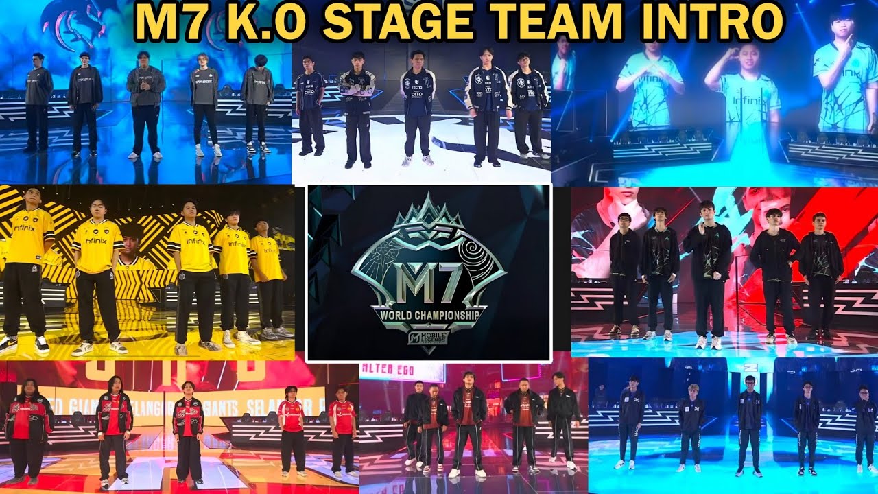 ALL M7 KNOCKOUT STAGE TEAM INTRO - YouTube