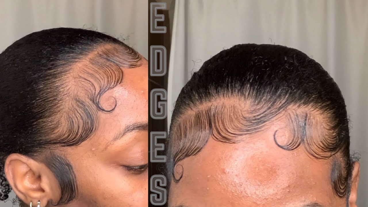 How To Lay Your Edges | No white Cast l No flaking | Update | Tiana ...