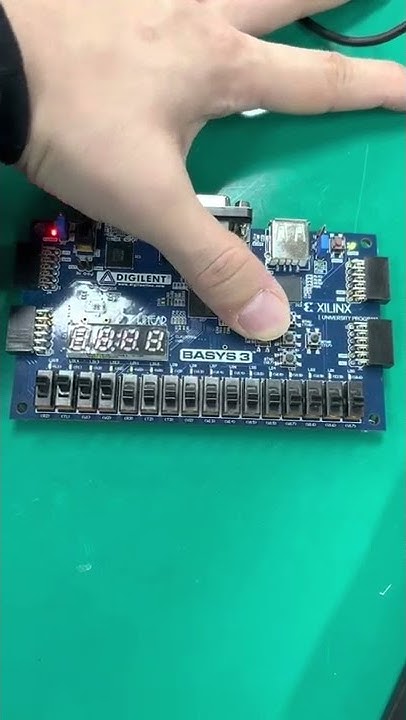 [FPGA - Verilog] LED SHIFT 동작 영상 - YouTube