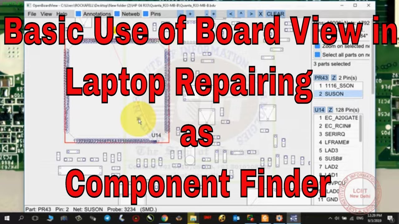 How to use Board viewer in Laptop Repairing | Advance Laptop Chip Level ...