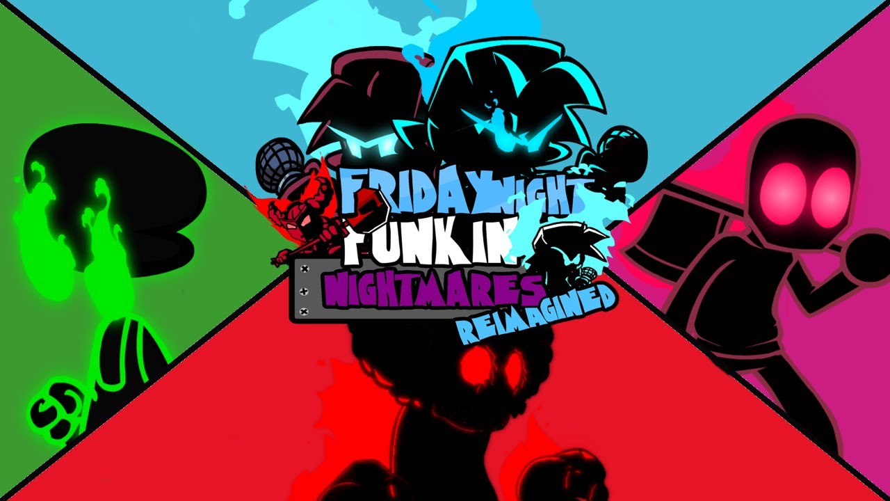 FNF Nightmares Reimagined - Four Raging Nightmare (Four Way Fracture ...