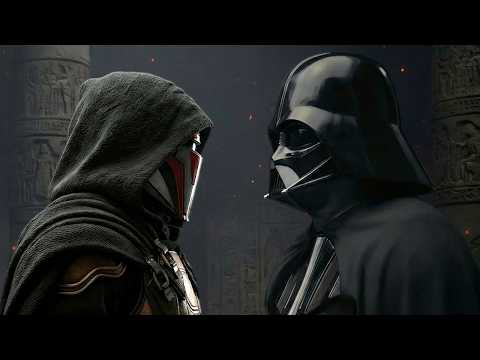 Vader Enters a Sith Temple on Korriban and Meets Revan’s Spirit