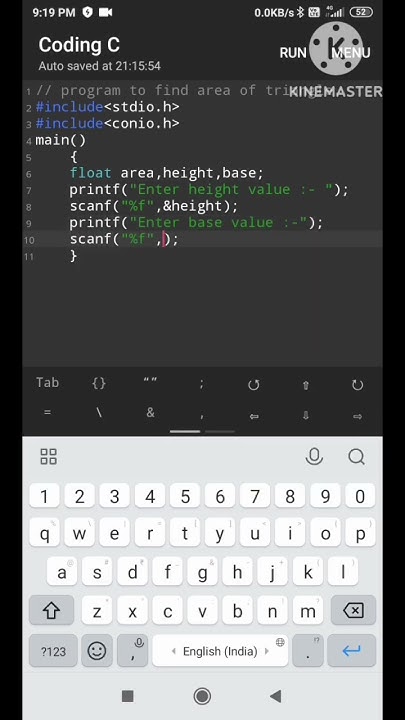 Program To Find Area Of Triangle Areaoftriangles Clanguage Programming Learning Programmer