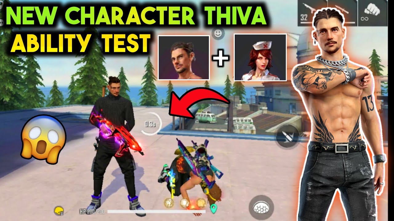 Thiva + Olivia | New Character Thiva Ability Test - Free Fire Thiva ...