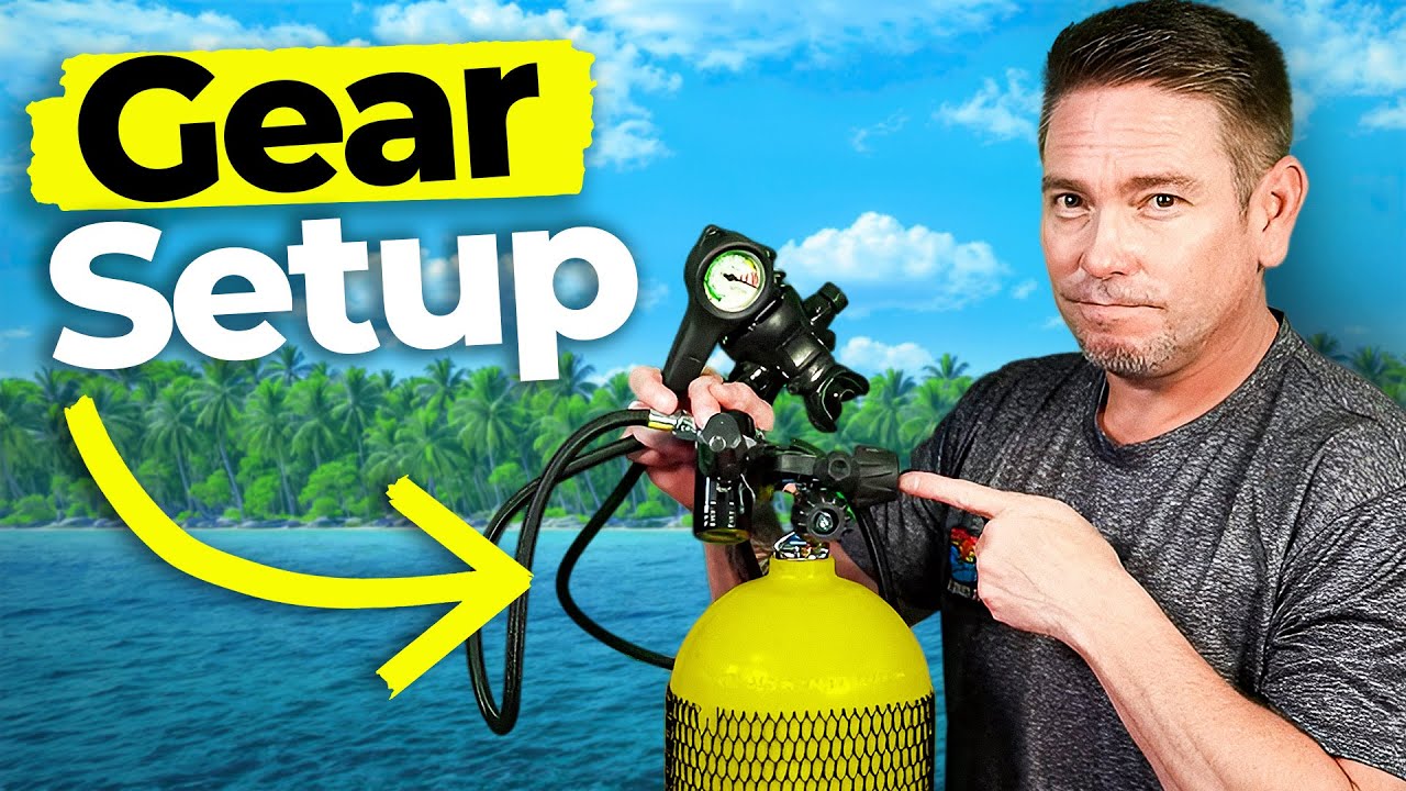 How To Setup Your Scuba Gear - Step By Step For Beginners - YouTube