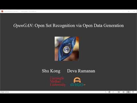 OpenGAN: Open-Set Recognition via Open Data Generation - YouTube