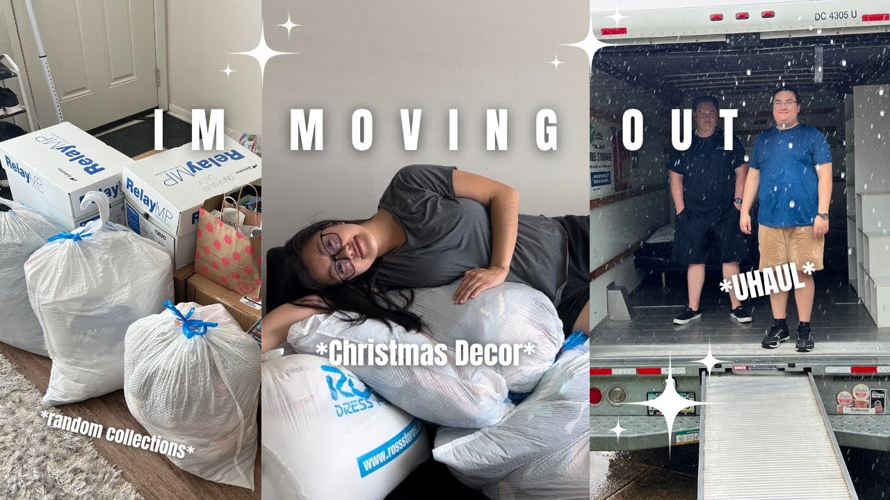 MOVING OUT VLOG | packing, moving, organizing, deep cleaning, AND MORE ...