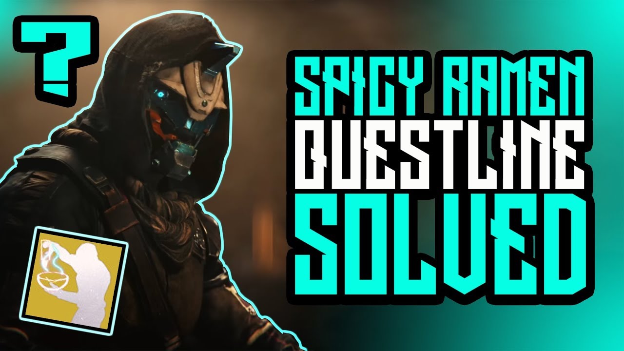 Destiny 2 SPICY RAMEN QUEST SOLVED? EXOTIC REWARD! #SoaRRC - YouTube